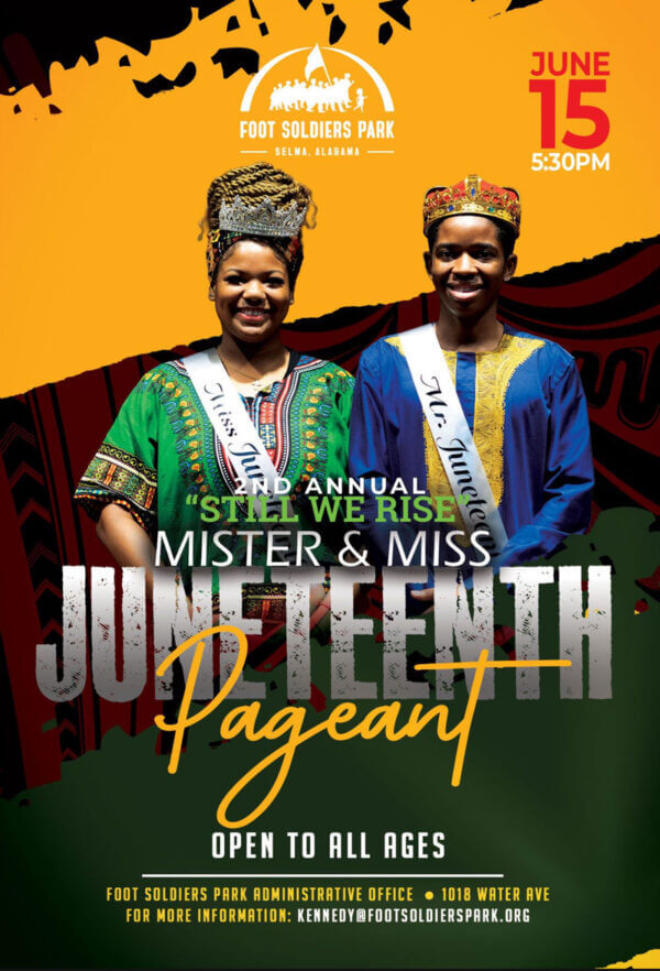 Mister and Miss Juneteenth Pageant — Foot Soldiers Park